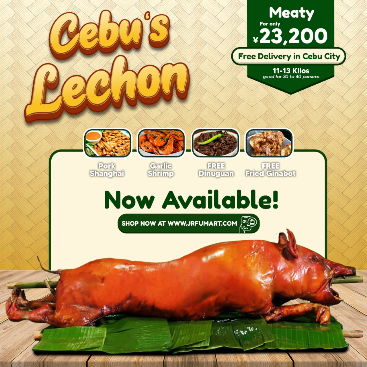Cebu's Lechon Package 1