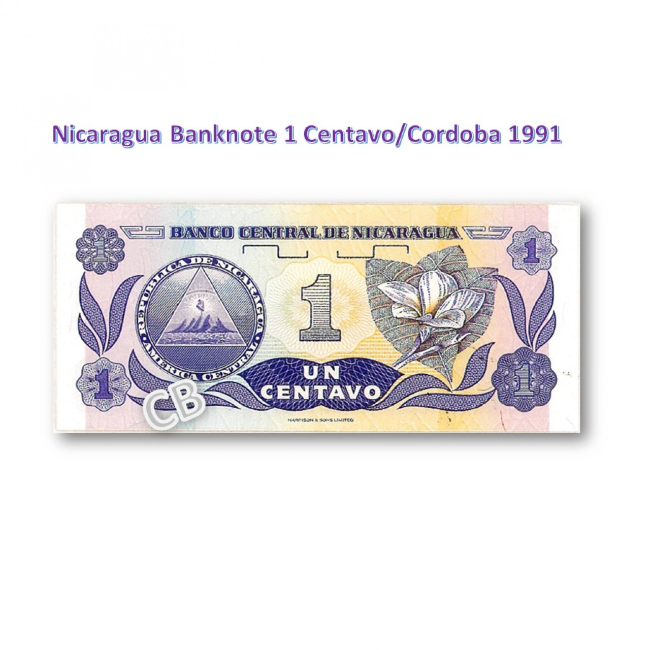 1 センターボ ニカラグア 未使用 紙幣 札 1991年 / 1 Centavo Nicaragua Banknote cbj-n-12371 ...