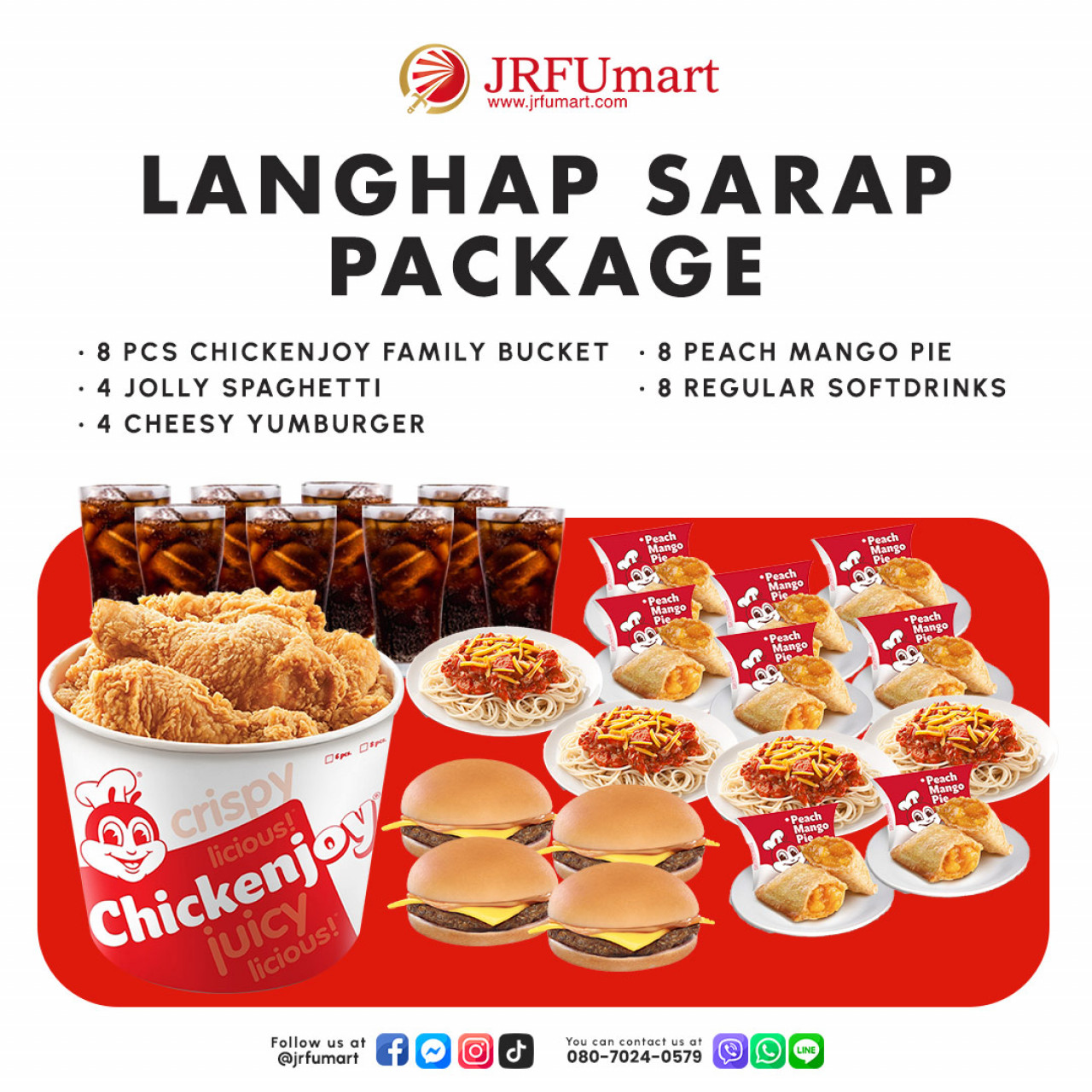 Jollibee Pamilya Food Package 12