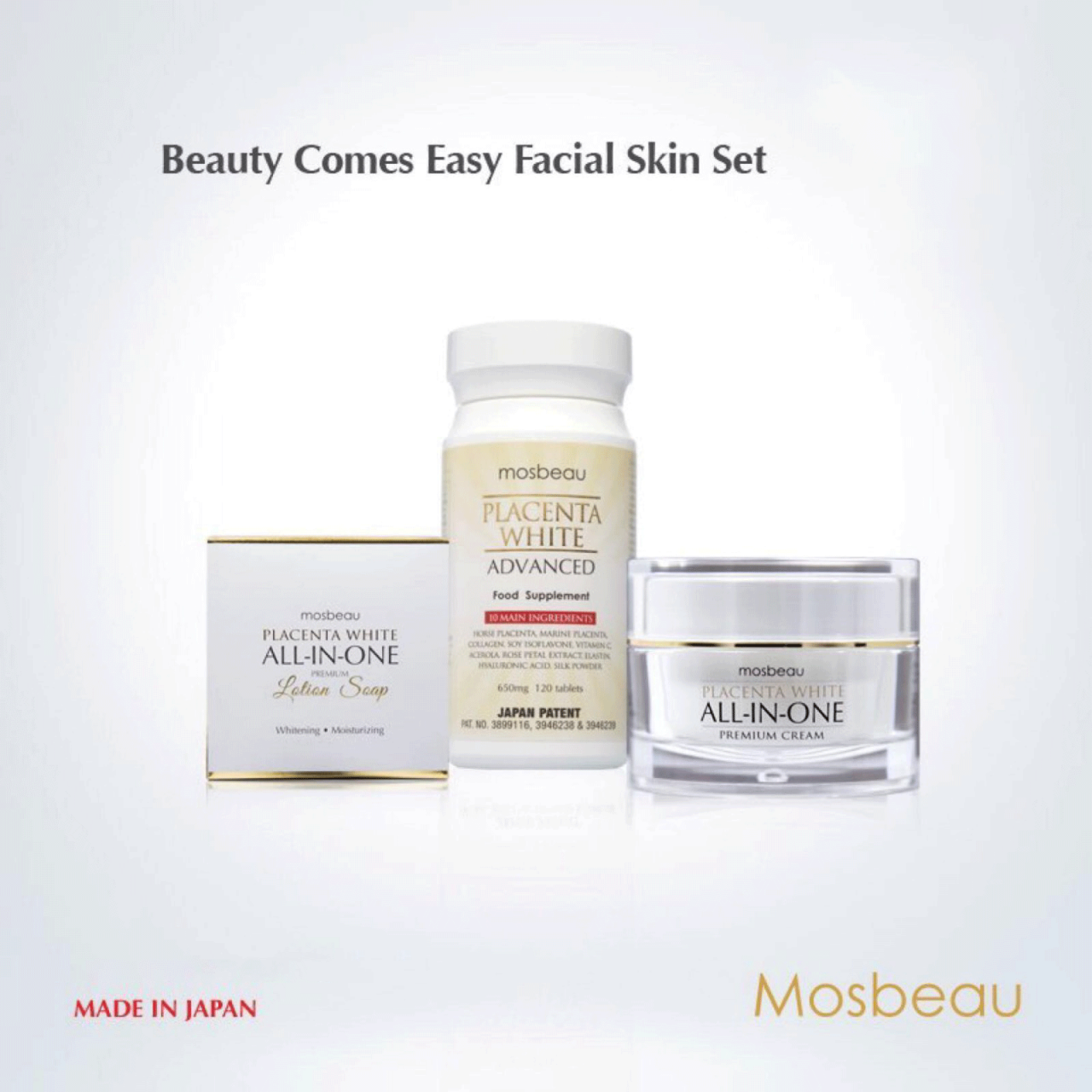 Mosbeau Beauty Comes Easy Facial Skin Set
