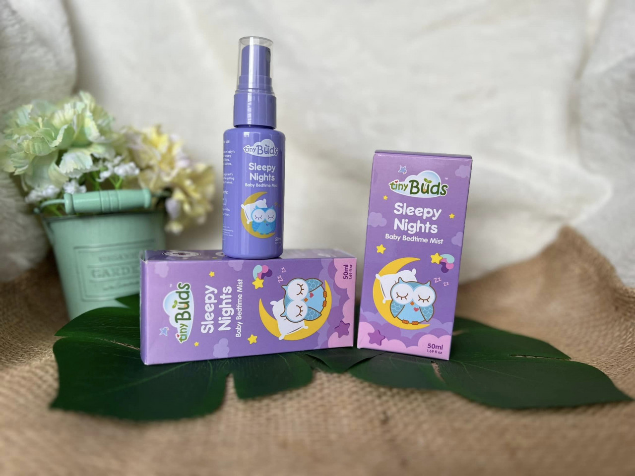 Tiny Buds Sleepy Nights Baby Bedtime Mist Fabric Spray