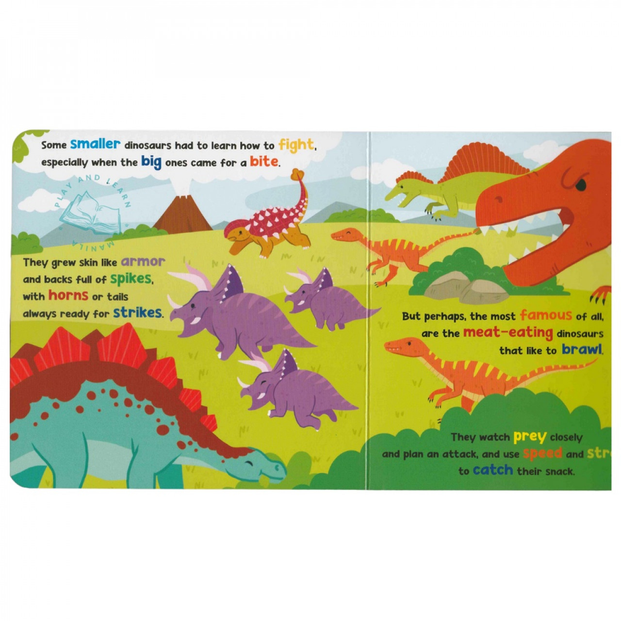 Smart Babies Discover the World Board Book - Dinosaurs