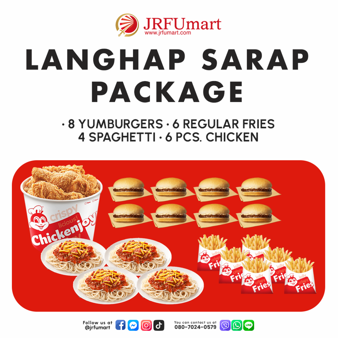 Jollibee Pamilya Food Package 18