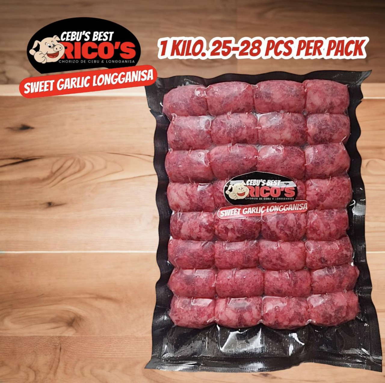 Sweet Garlic Longganisa 1 kilo