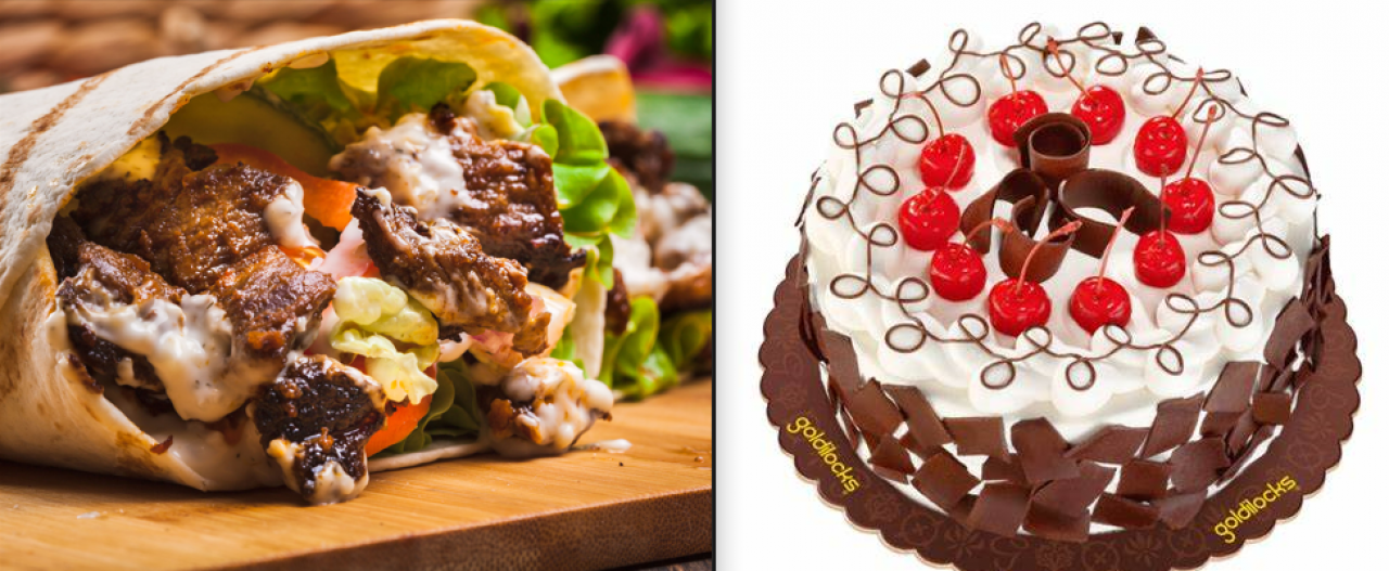 Add Ons: Shawarma and cake