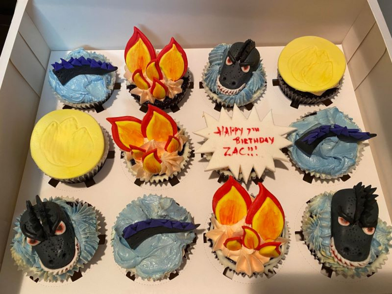Godzilla Cupcake