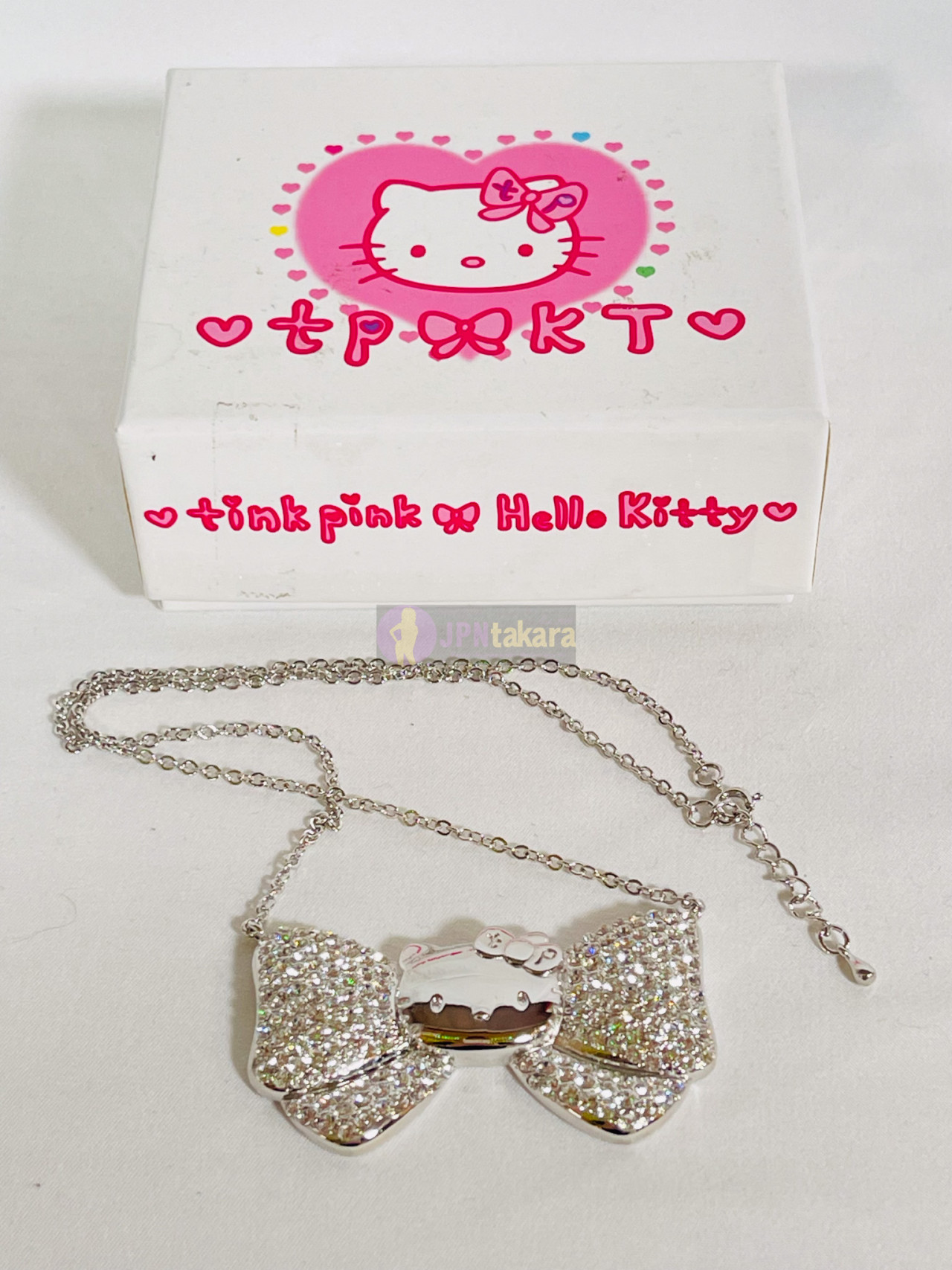 Sanrio tink pink brand Hello Kitty Big Ribbon Necklace Accessory 2006 ...