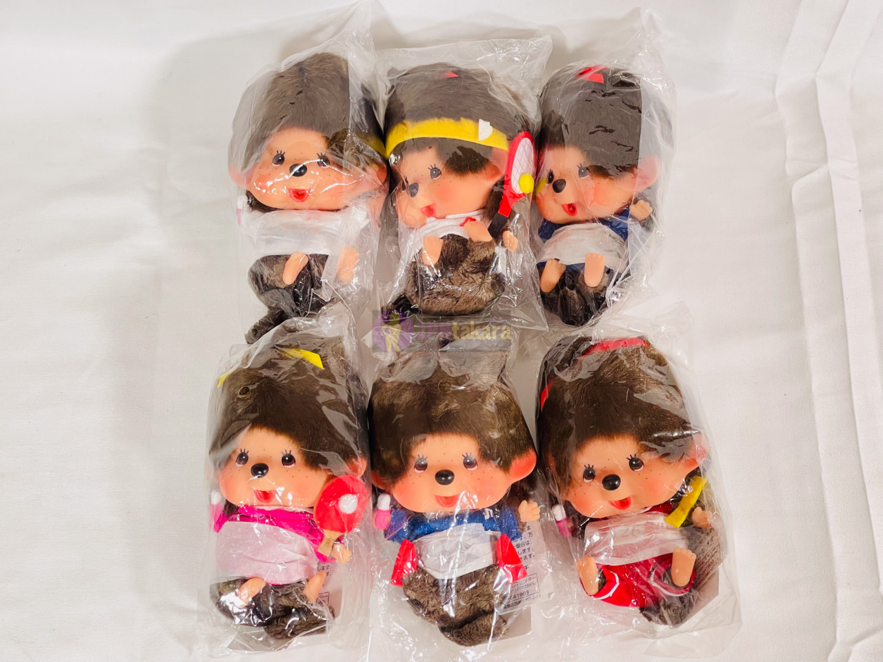 Sekiguchi LET'S SPORTS! Monchhichi Doll Set