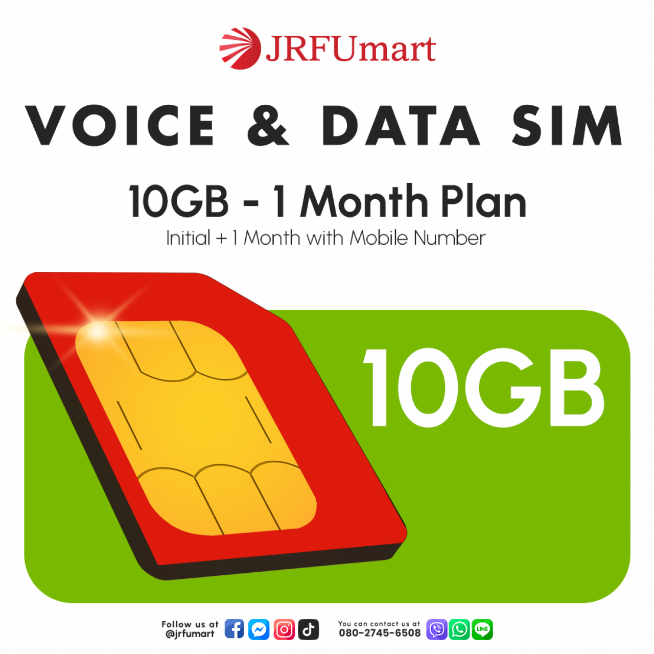 10GB - One Month Plan
